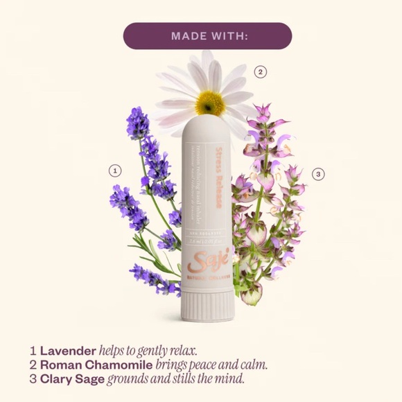 Saje | Bath & Body | Saje Stress Release Inhaler New | Poshmark